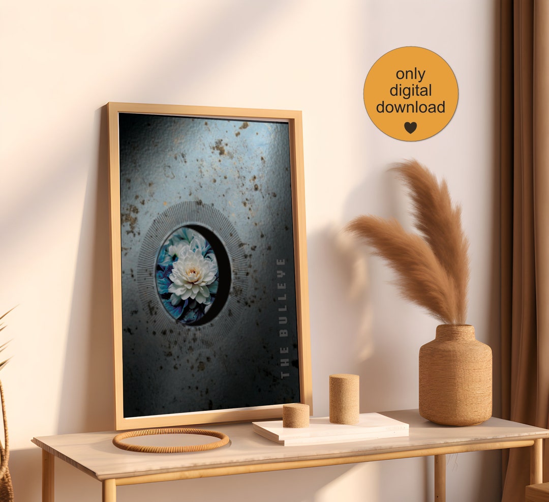 The Porthole, Poster as a Digital Download, Abstract Painting, Print ...