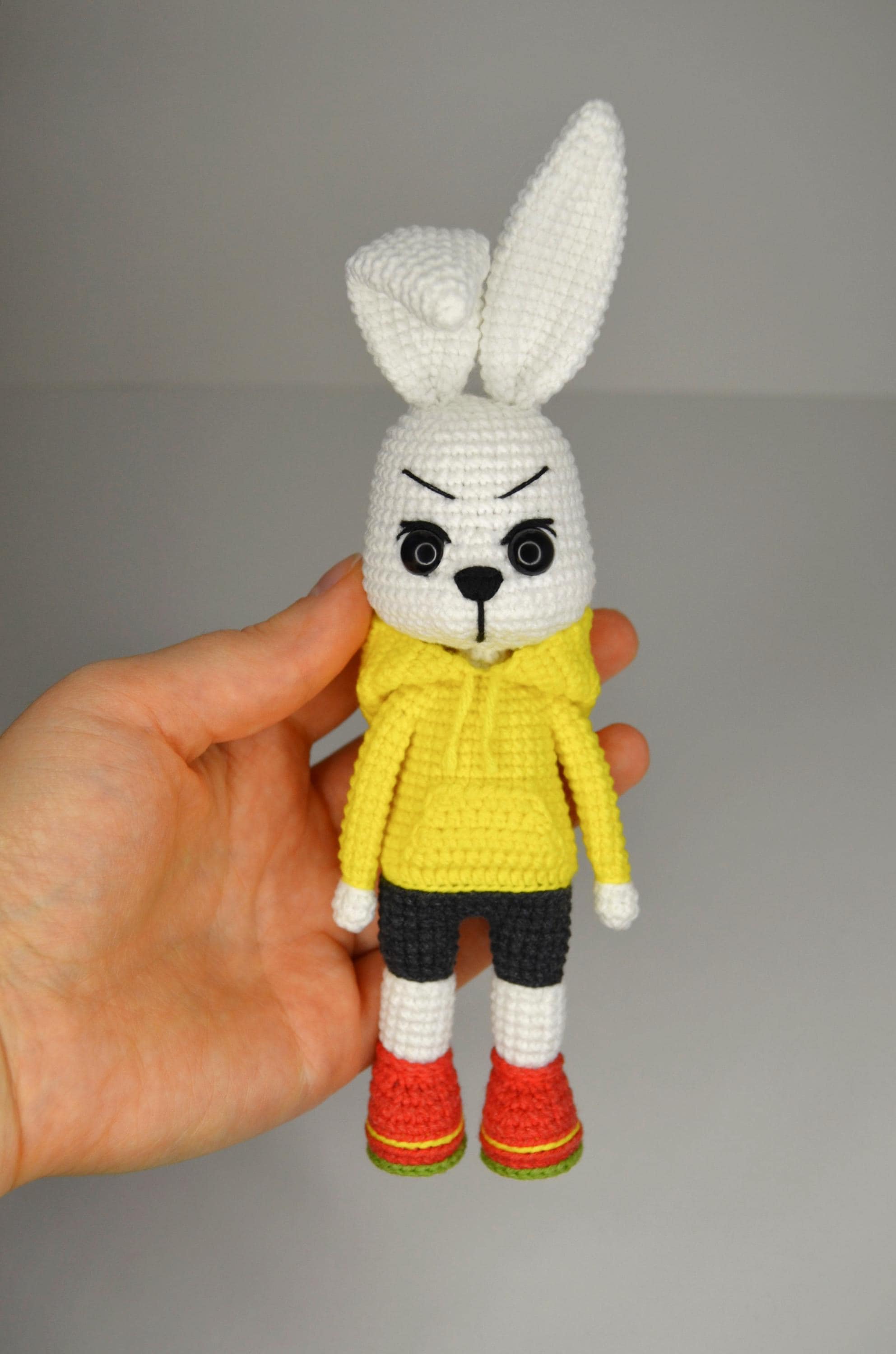 Crochet Hare Pattern Pdf, White Rabbit Amigurumi Toys Crochet Pattern ...