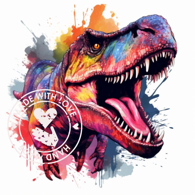 TREX PNG Water Color CLIPART Dinosaur Png Digital Download - Etsy Australia