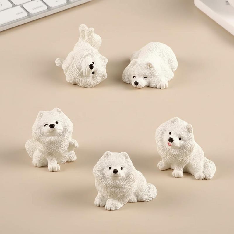 Statue of Samoyed Dog - Etsy