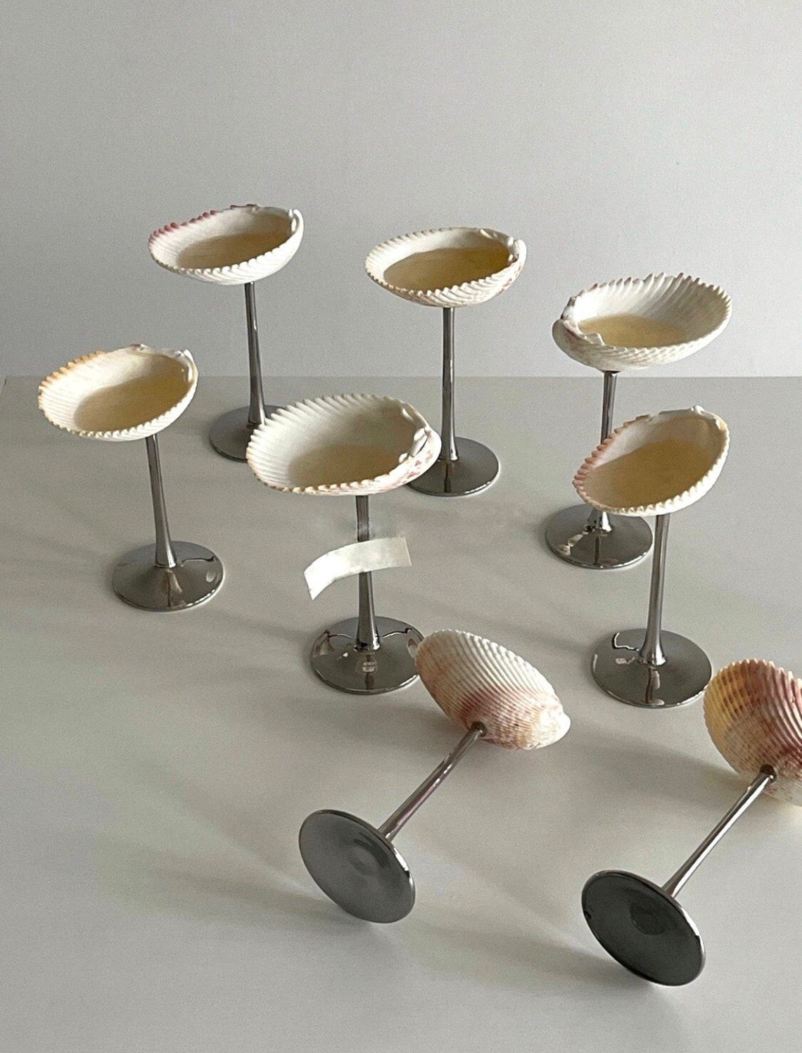 Seashell Glassware Gift Set Wine Coupe Conch Cup Couple Anniversary ...