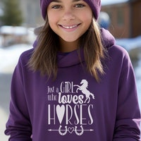 Horse Hoodie, Sweatshirt for Horse Lovers & Equestrian Girls, Have a ...