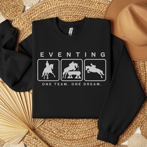 Eventing Horse Sweatshirt, Equestrian, Dressage Shirt, Hunter Jumper ...