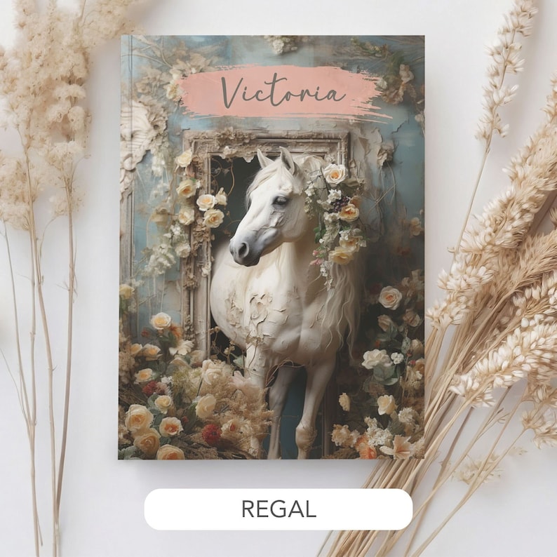 Custom Horse Journal, Horse Notebook, Equestrian Planner, Horse Diary ...