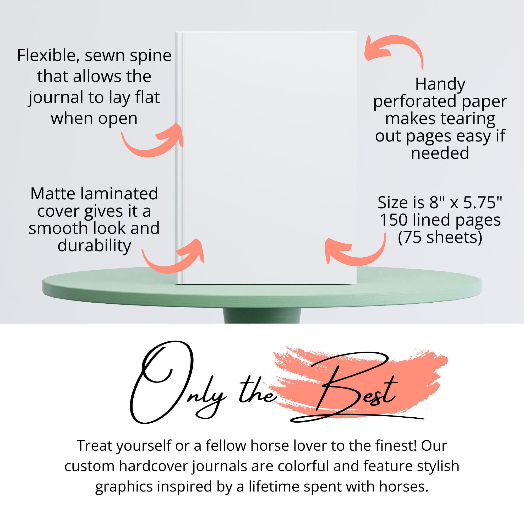 Custom Horse Journal, Horse Notebook, Equestrian Planner, Horse Diary ...