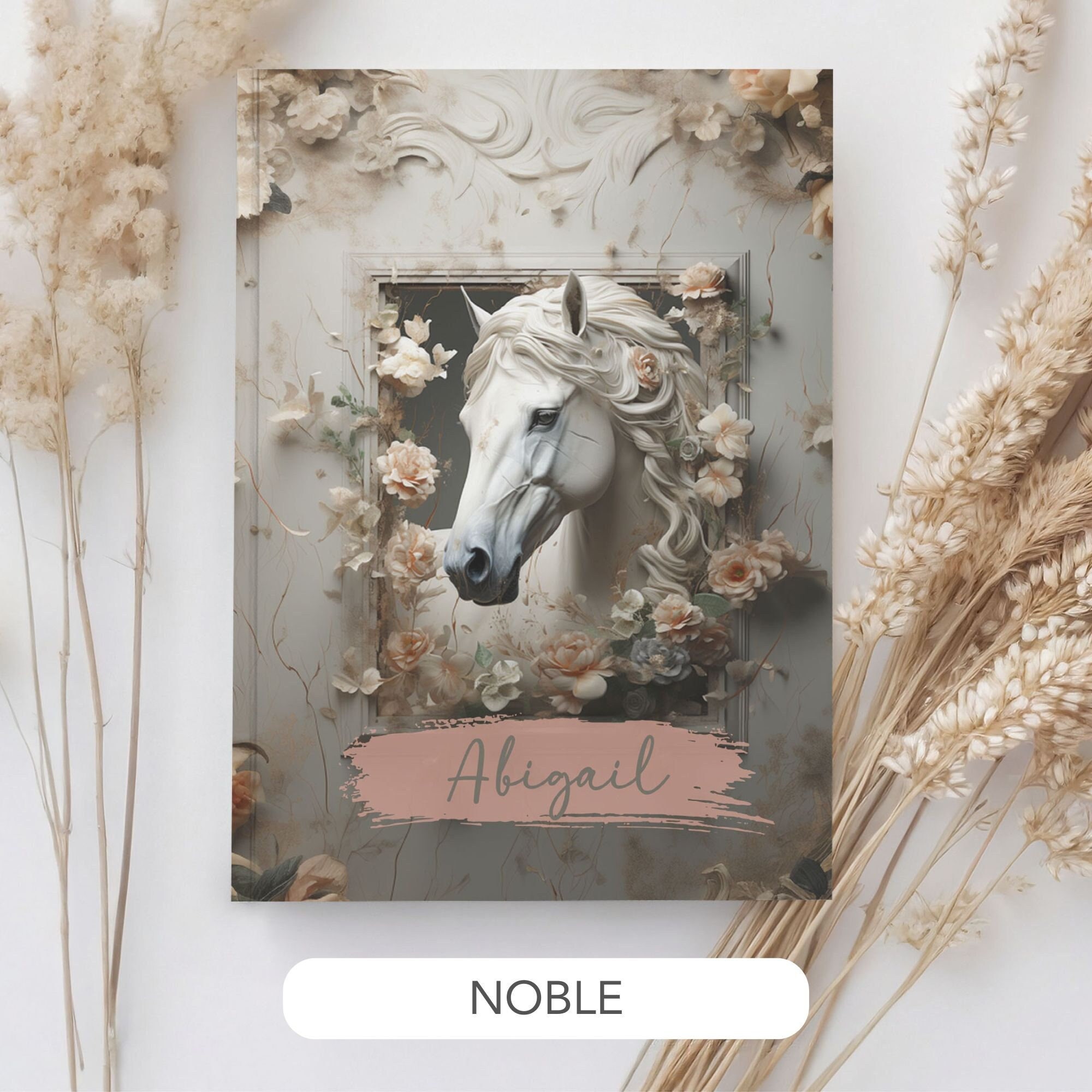 Custom Horse Journal, Horse Notebook, Equestrian Planner, Horse Diary ...