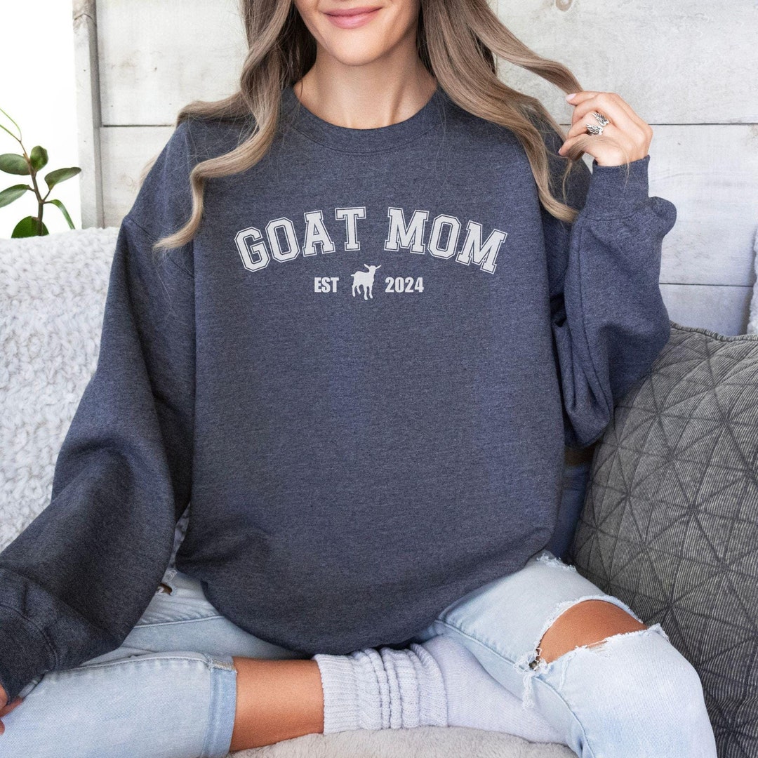 Goat Mom Goat Sweatshirt, Goat Yoga Sweatshirt, Goat Farm Girl Shirt ...