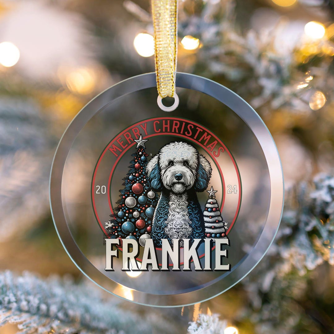 Custom Sheepadoodle Ornament, Personalized Doodle Christmas Ornament ...