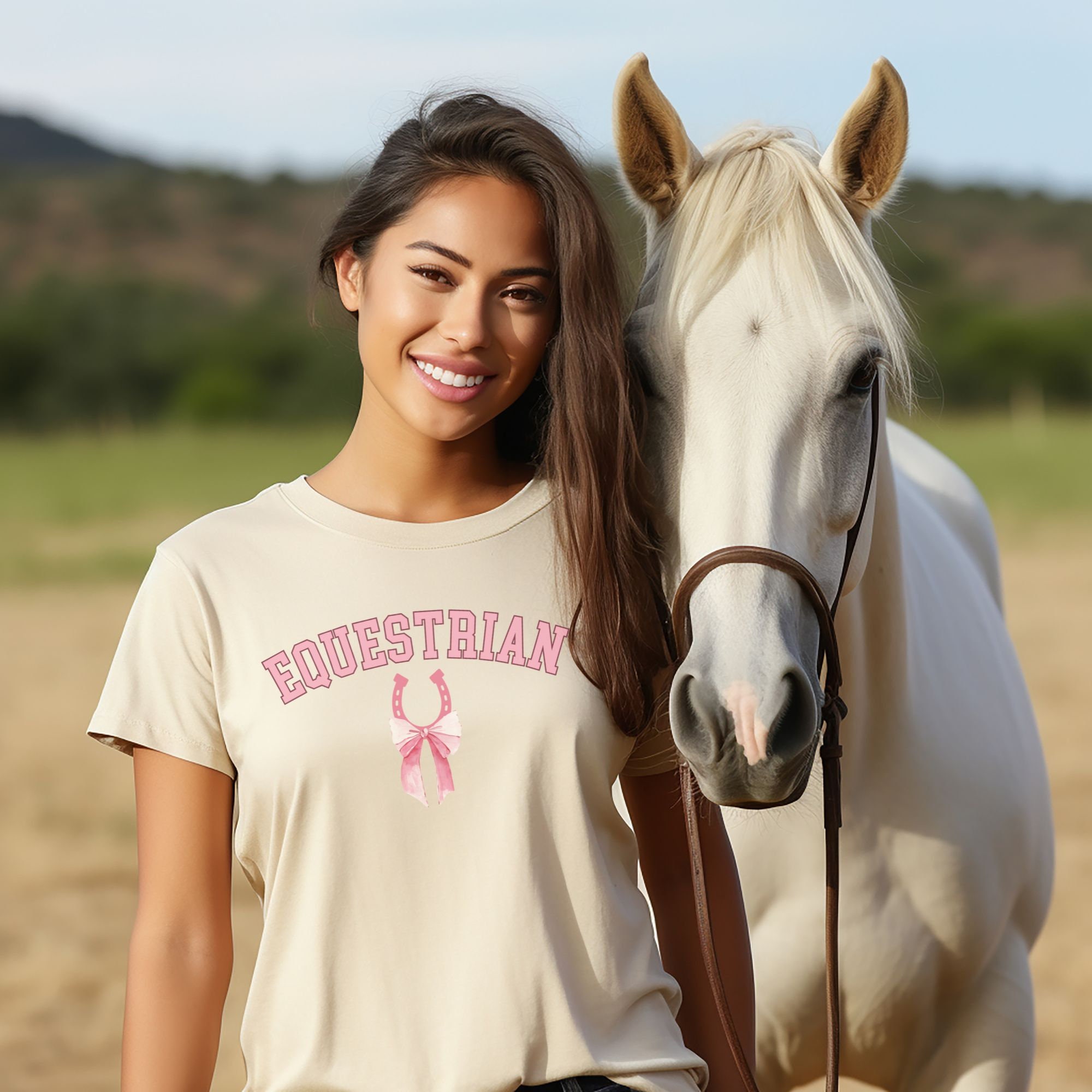 Coquette Horse Shirt, Horse Girl Shirt, Cute Horse Shirt, Equestrian ...