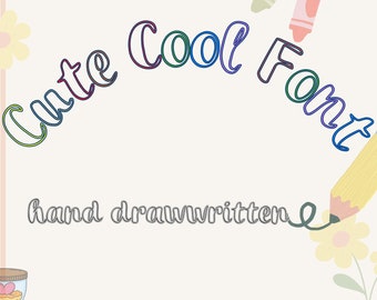 Highway Font Handwritten Font, Cricut Fonts, Cute Font, Procreate Fonts ...