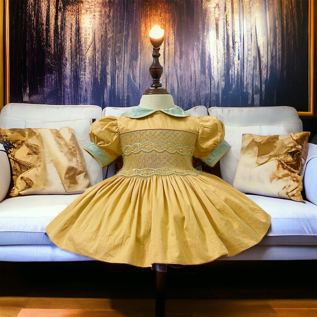 Hand Smocked Dress - Etsy