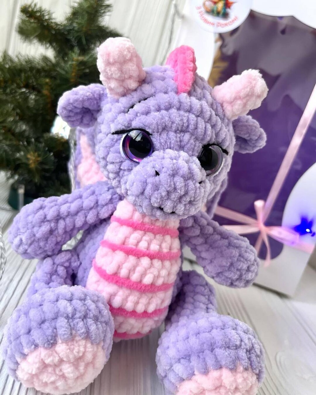 Knitted Dragon Symbol of the Year 2024 Dragonnew Year's - Etsy