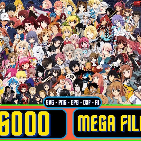 Anime Svg - Etsy