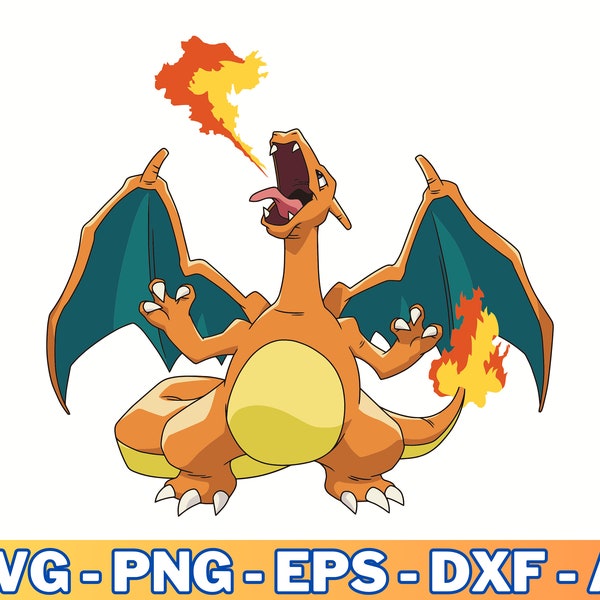 Charizard Cricut - Etsy