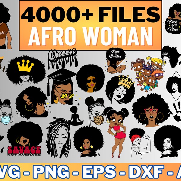 African American Svg - Etsy