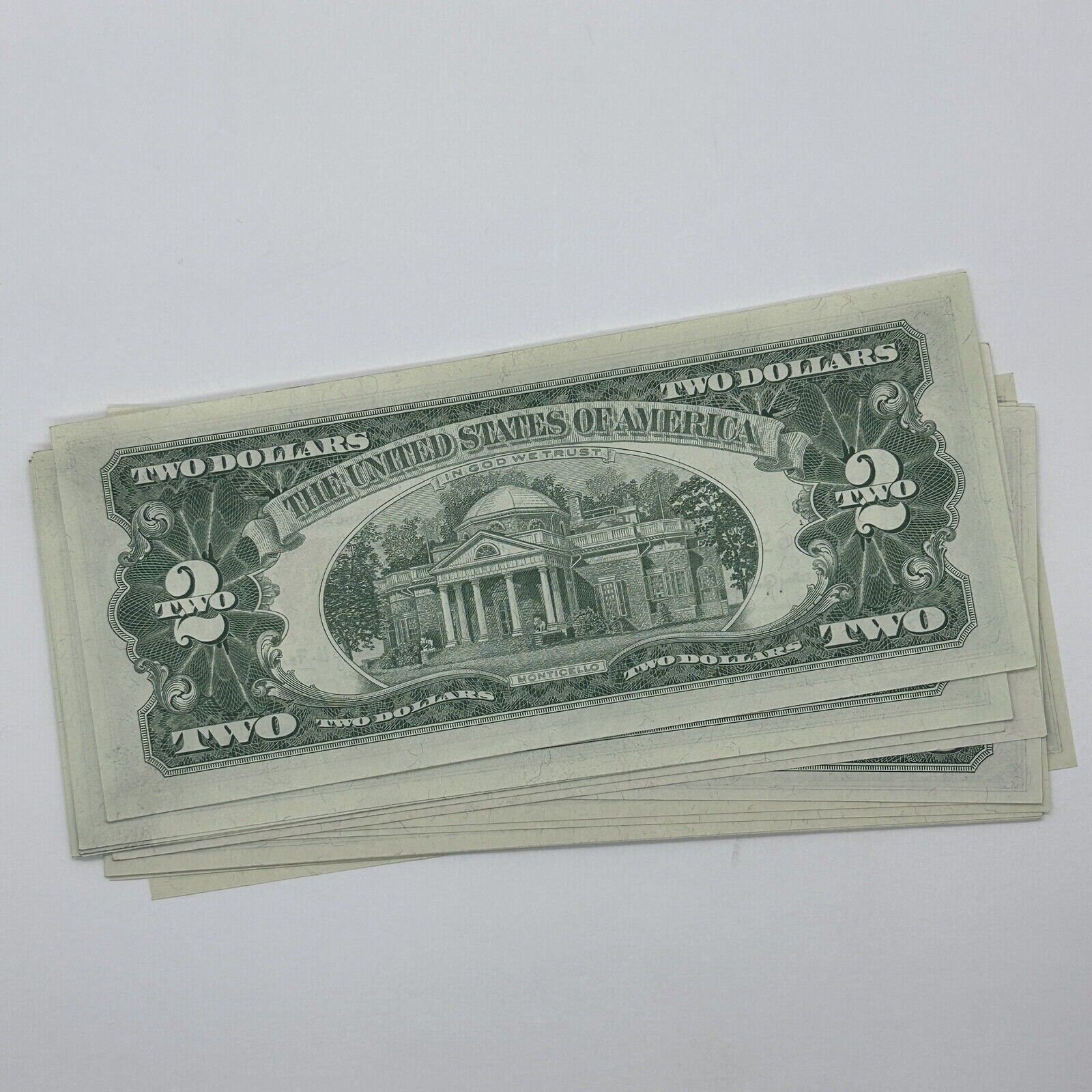 GEM 1963 2 Two Dollar Red Seal Bill Crisp Uncirculated United States ...