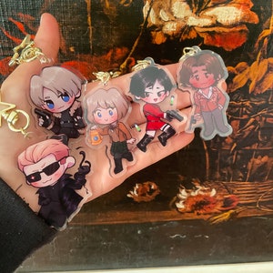 Limited Resident Evil 4 Keychains, Luis Serra, Leon Kennedy, Ada Wong ...