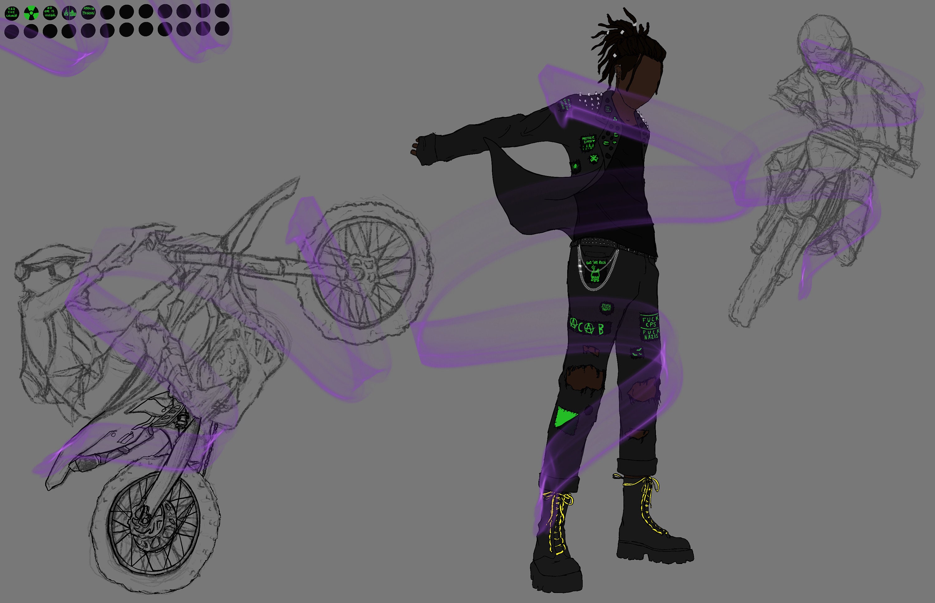 Character Reference Sheet DIGITAL - Etsy