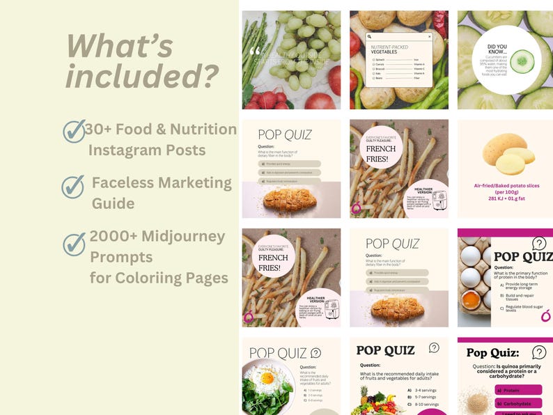 Nutrition Coach Instagram Post Template Canva Instagram Post Health and ...