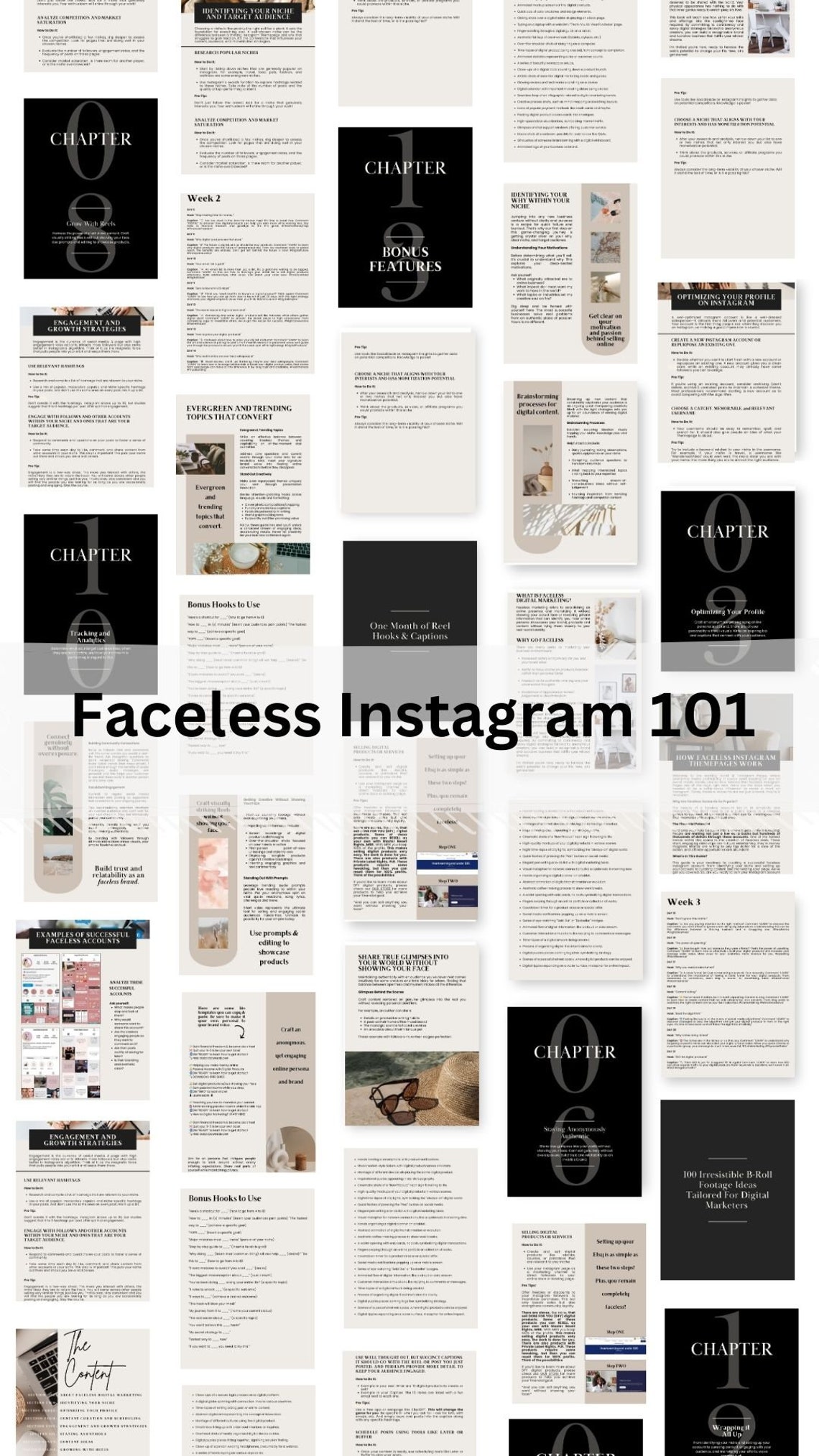 Faceless Instagram Reels Guide Digital Marketing Guide Faceless Ebook ...
