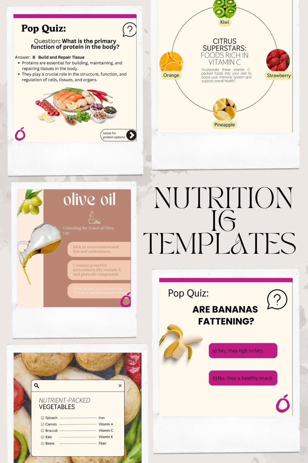 Nutrition Coach Instagram Post Template Canva Instagram Post Health and ...