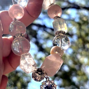 Lunalira – Dreamcatcher Rose Quartz Bracelet - Etsy