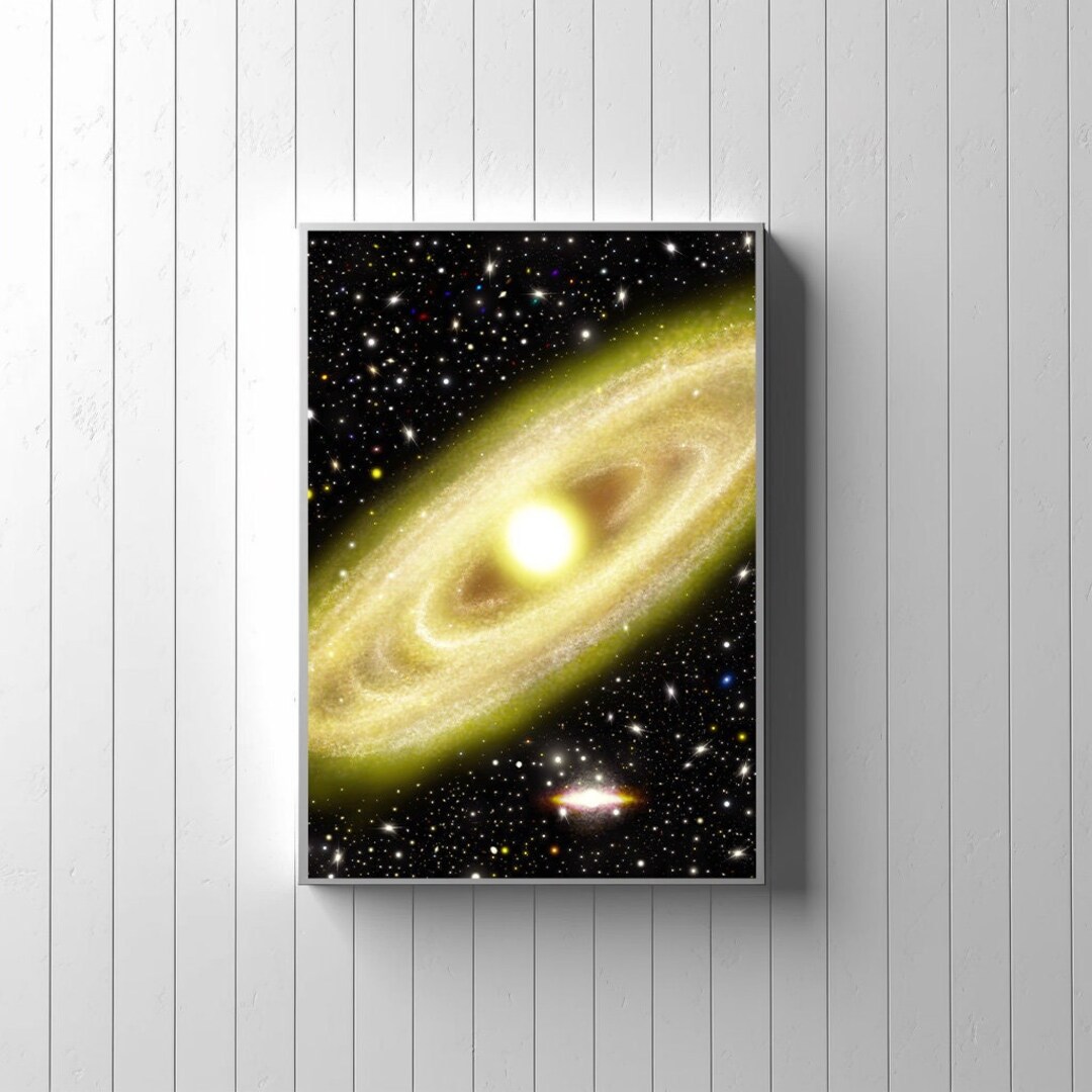 Printable Paintings, fried Egg Galaxy, Universe, Cosmic Galaxy , Galaxy ...