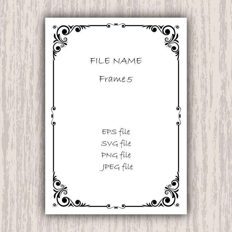 Frames Collection, Decorative Frame, Vintage Ornamental, Frames ...