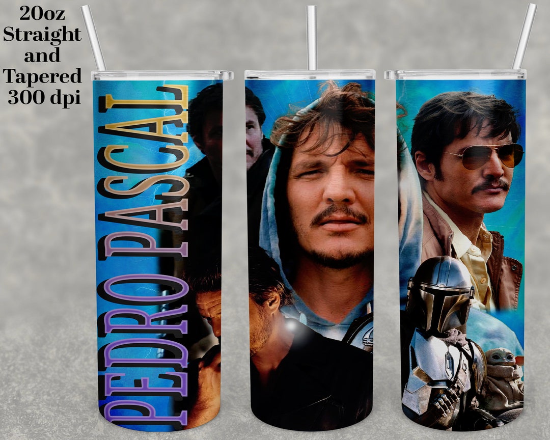 Pedro Pascal Tumbler 20 Oz Skinny Stitch Tumbler - Etsy