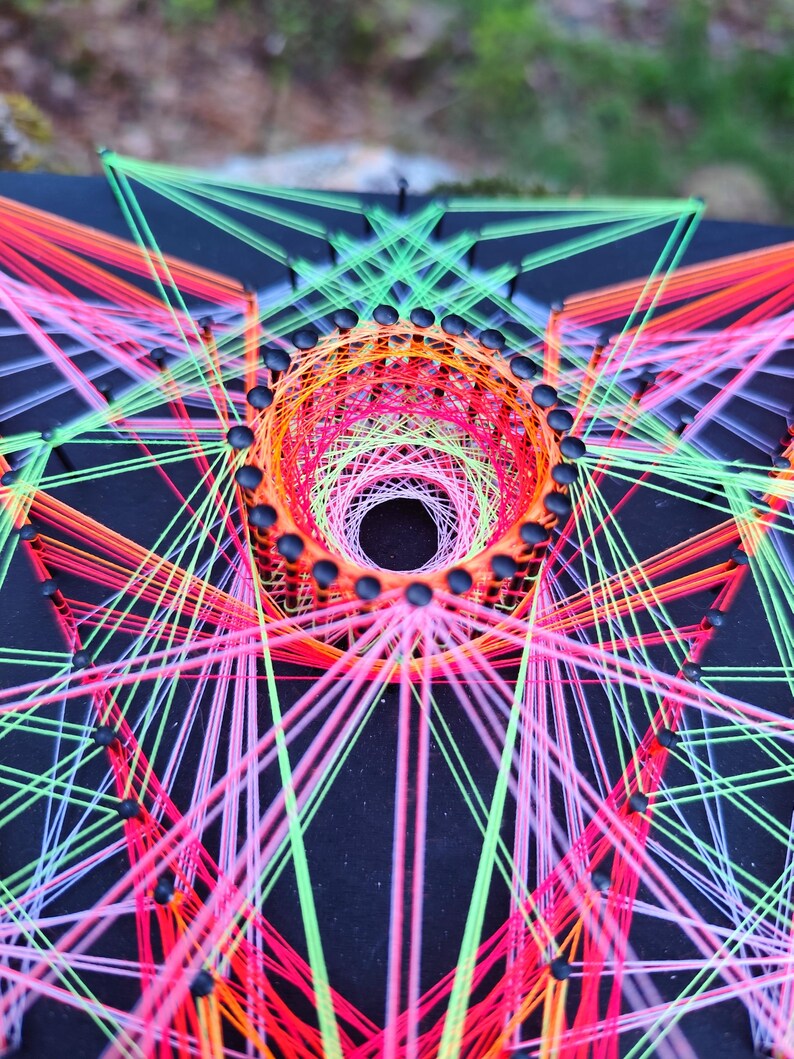 Open Ancient Eyes - String Art, Sacred Geometry, Psychedelic, Wall Art ...