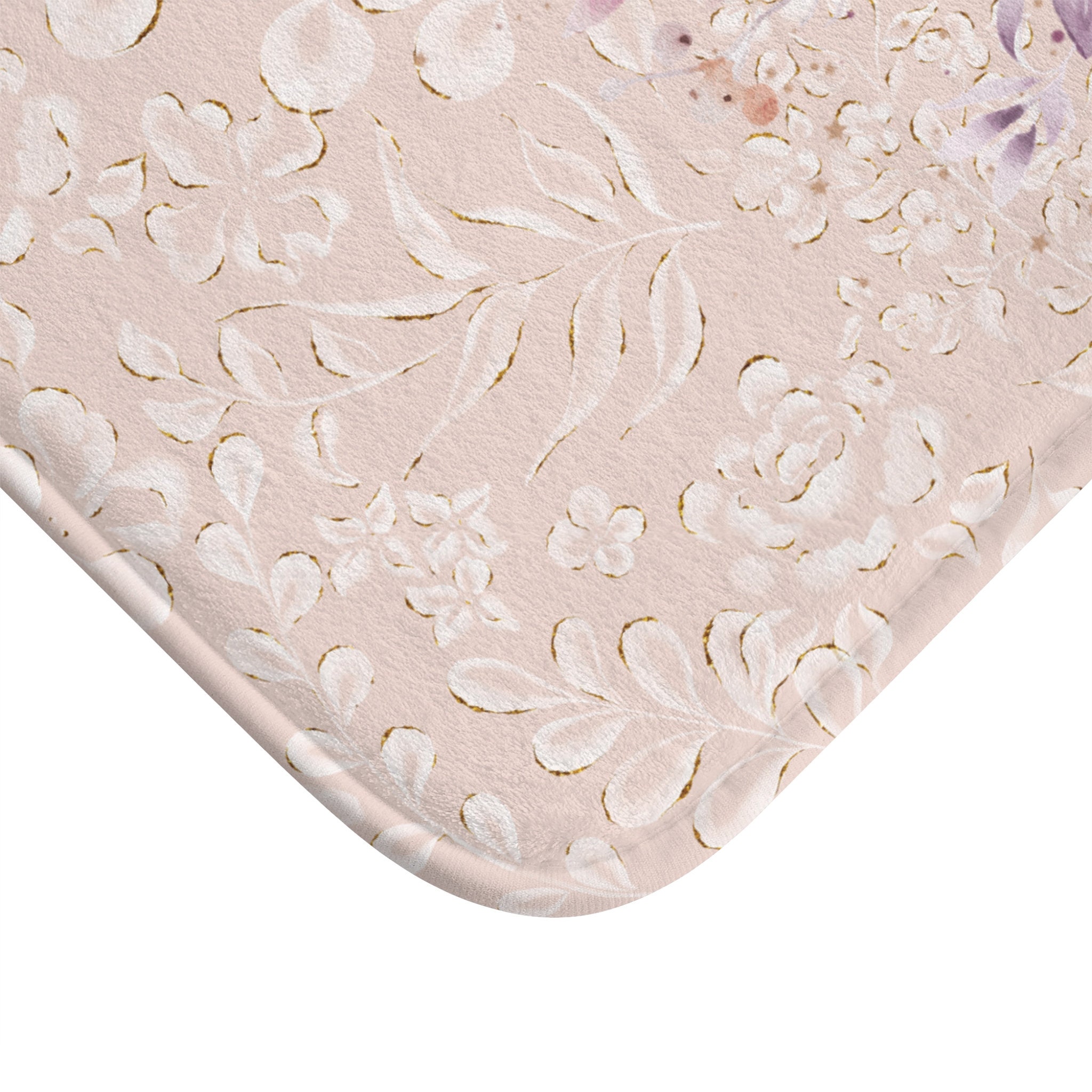 Matching Floral Hmong Inspired Decor Bathroom Rug Mat Shower , Hmoob ...