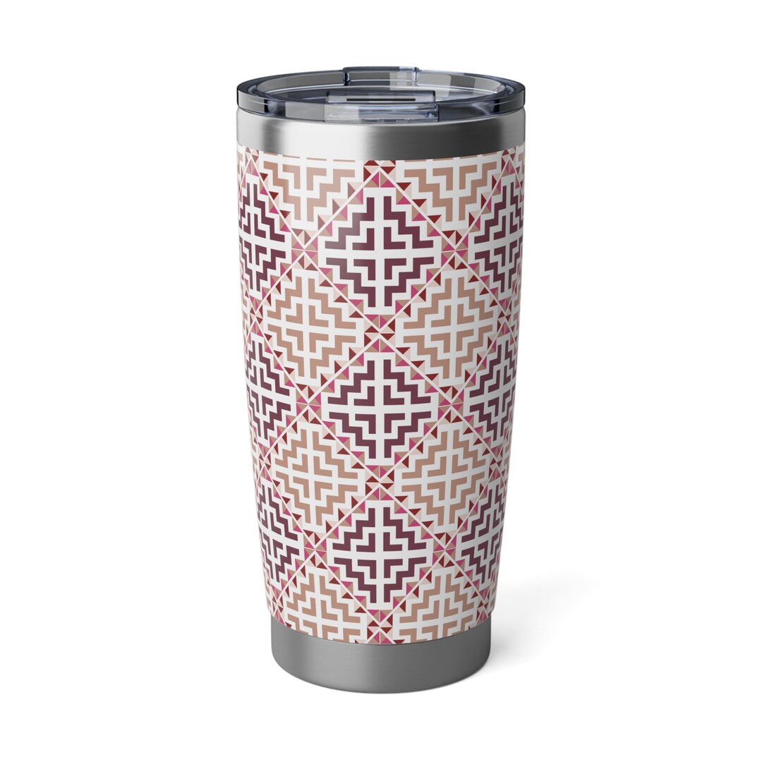 Hmong Cross Stitch Pattern Design Inspired 20oz Travel Tumbler - Etsy