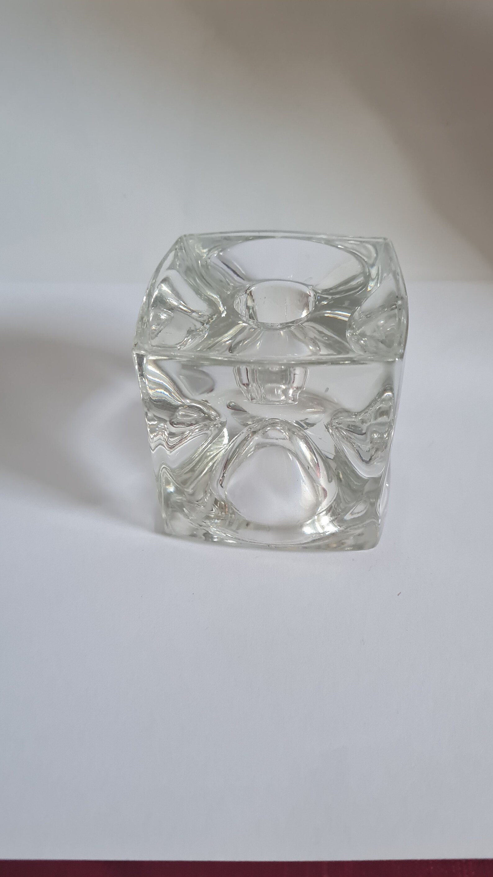 Ice Cube Candlestick by Peill and Putzler Fom the 70s - Etsy