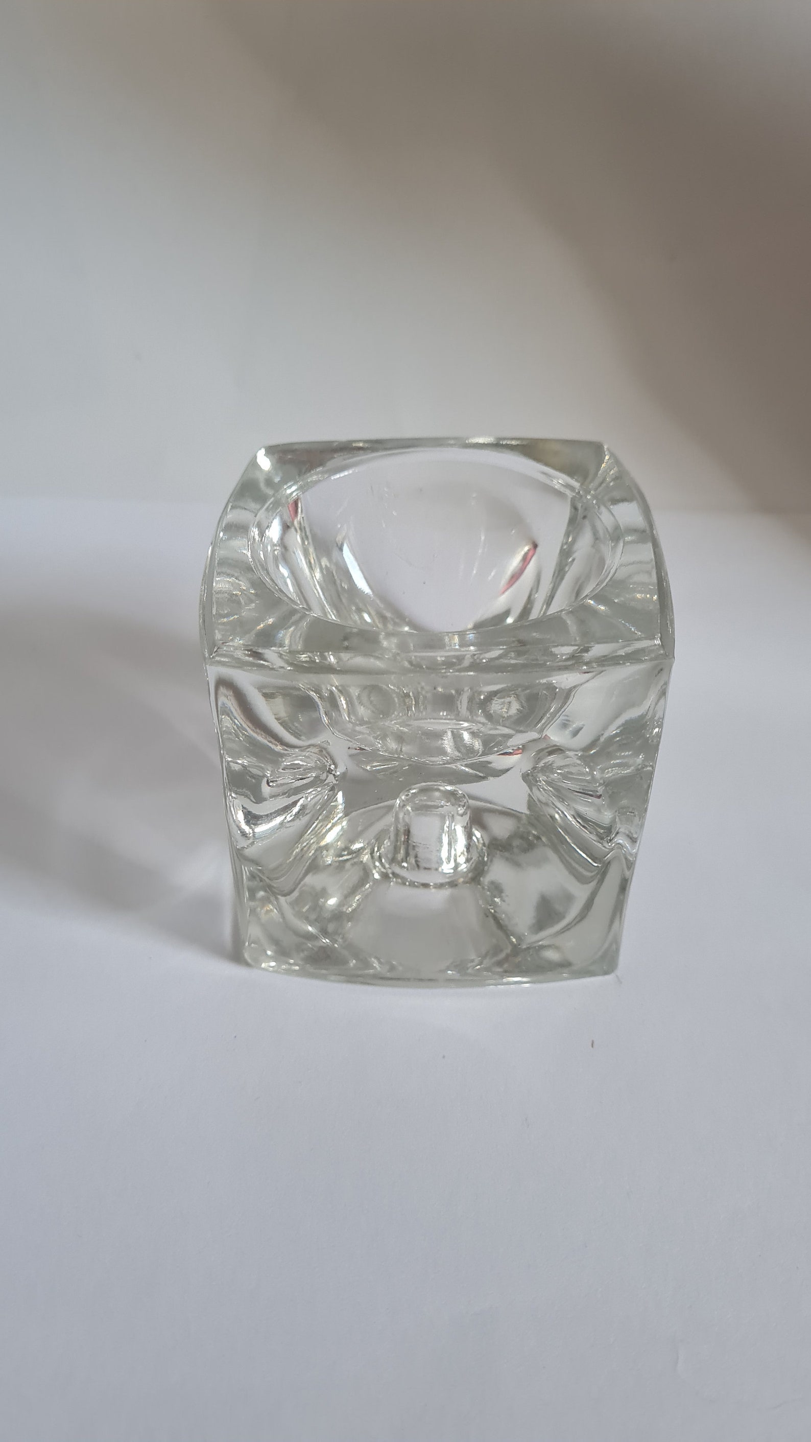 Ice Cube Candlestick by Peill and Putzler Fom the 70s - Etsy
