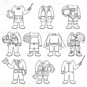 Coloring Page for Kids - Professions, Animals Coloring Pages ...