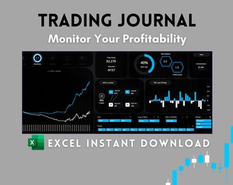 Excel Trading Journal Forex, Indices, Stocks, Shares Day Trading Log ...