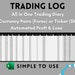 Day Trading Journal Excel | Forex & Stock Trade Tracker | Daily Log ...