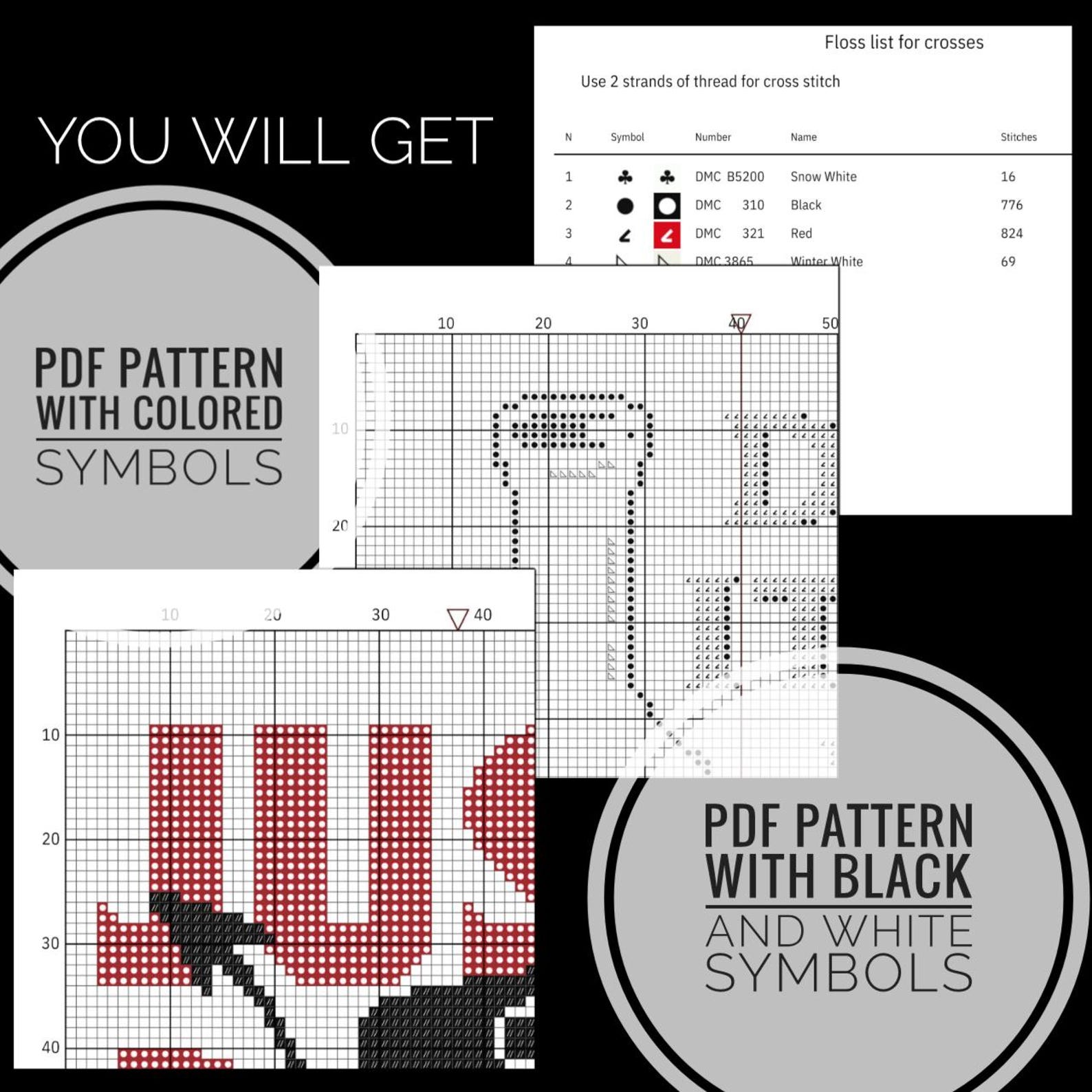 Simon "ghost" Riley / Call of Duty / Modern Cross Stitch Pattern ...