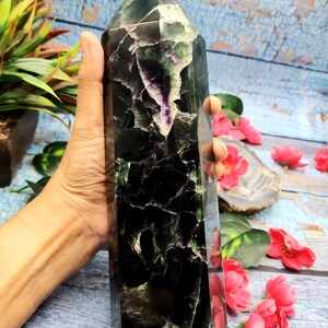 Multi Fluorite Tower A Spectrum of Healing Energies and Decorative ...