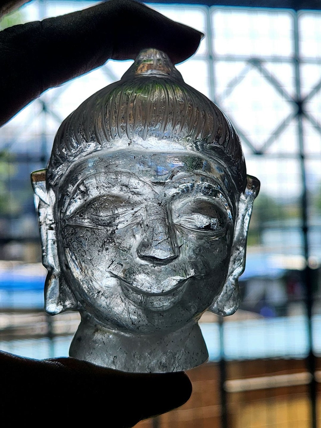 Clear Quartz Buddha Head: A Symbol of Enlightenment and Transcendent ...