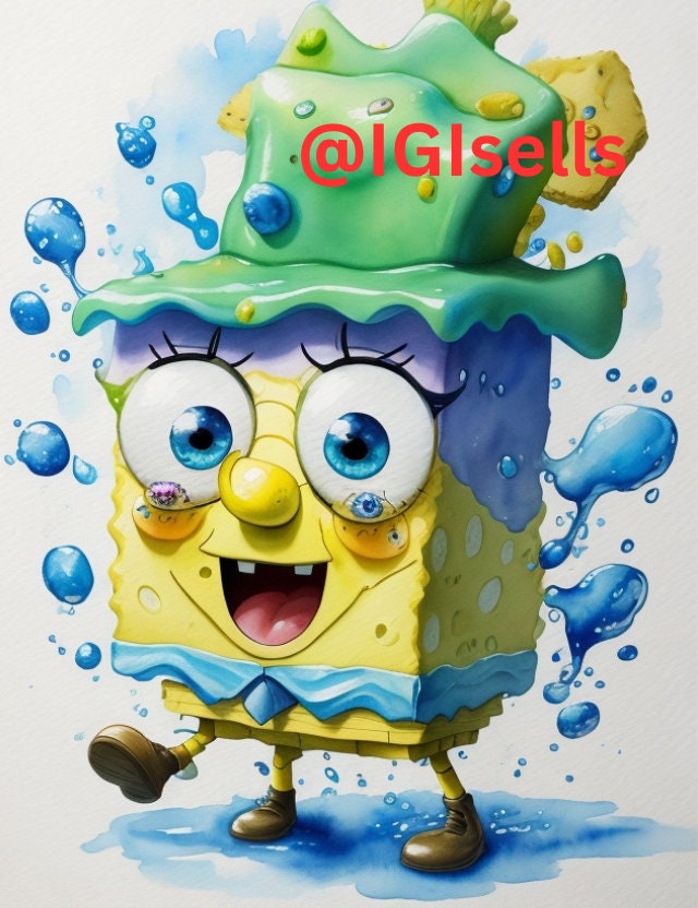 5 Cute Cartoon Characters Jpgs Digital Crafting Instant - Etsy