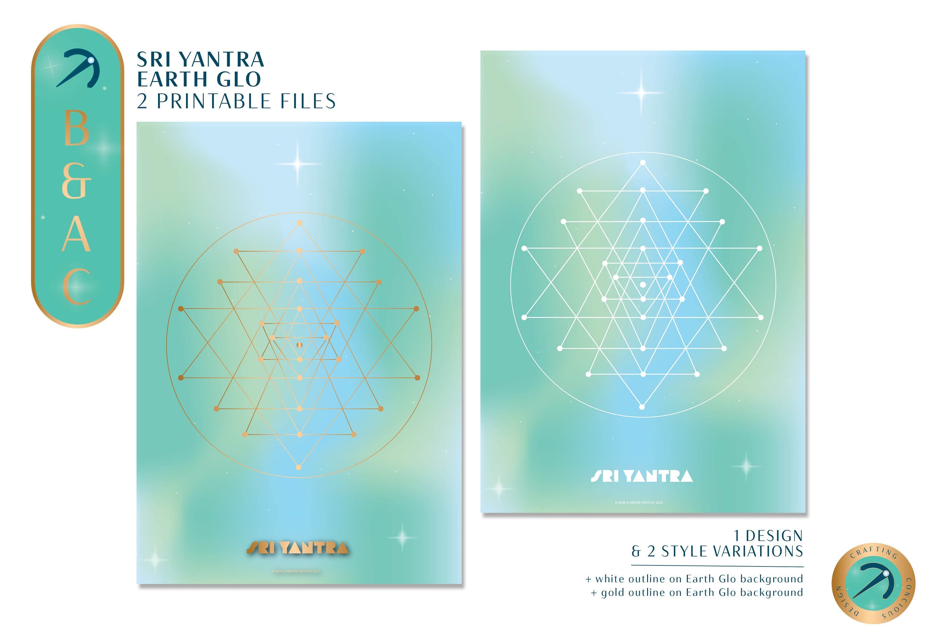 Sri Yantra Consciously Crafted Activated & Aligned Sacred Geometric ...