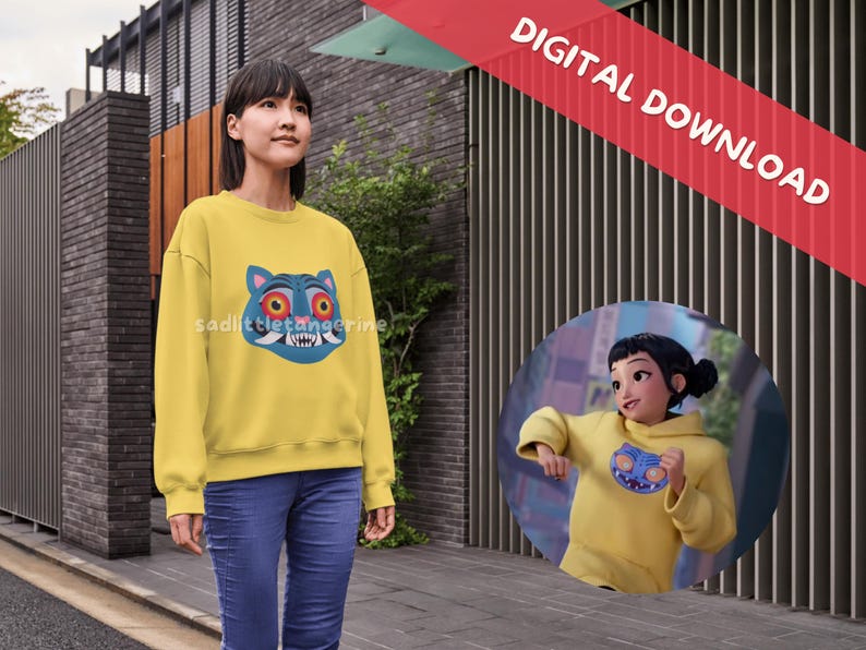 Kpop Demon Hunters Printable Sticker – Derpy the Cat | Hand-drawn Funny ...