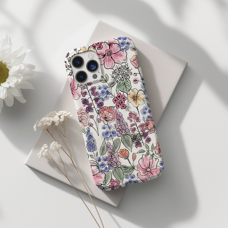 Flower iPhone Case - Etsy