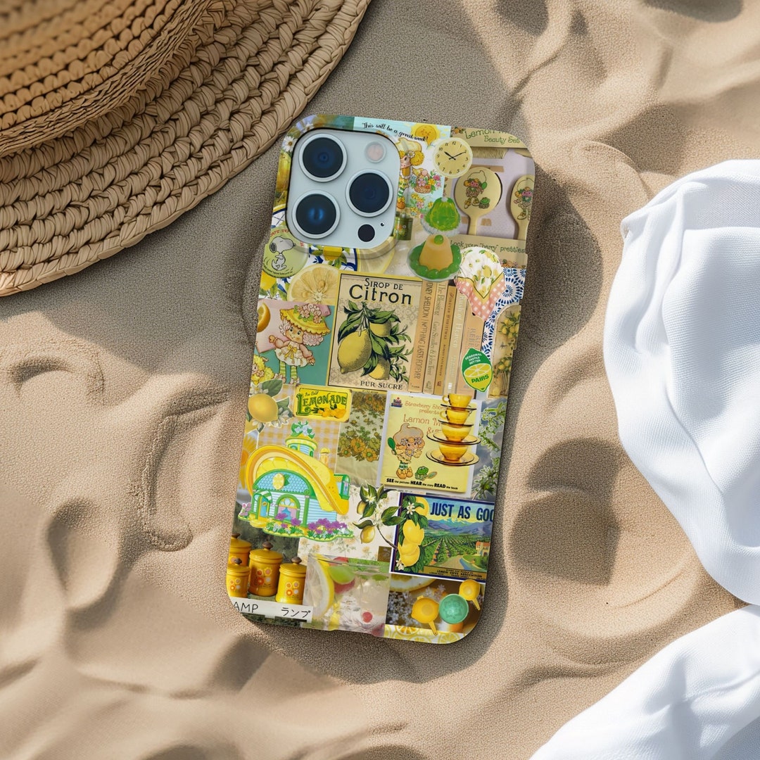When Life Gives You Lemons Collage Phone Case, Cute and Trendy Lemon ...