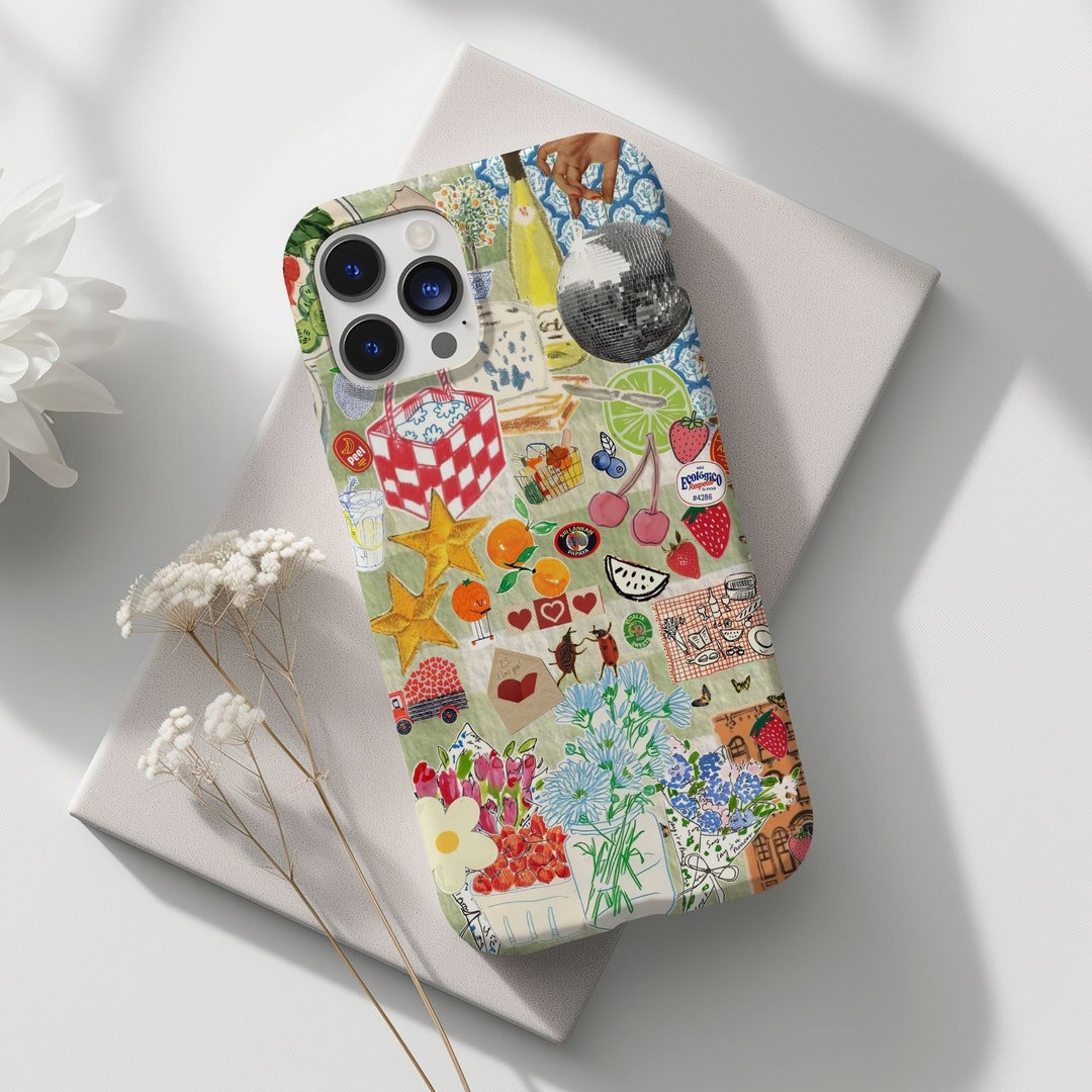 Dancing Ladybugs Collage Phone Case, Eclectic Preppy Aesthetic, Cute ...