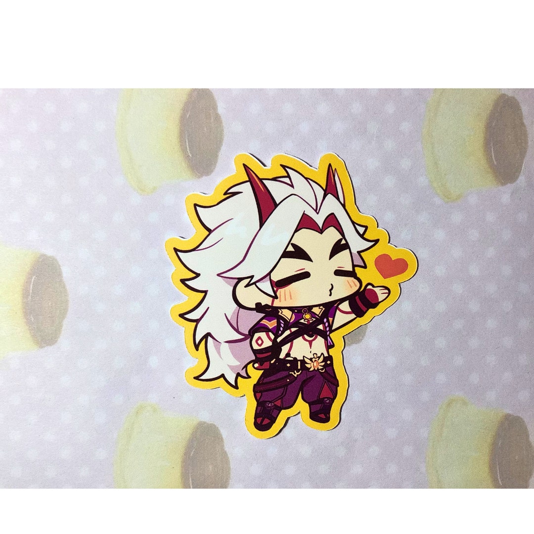Genshin Itto Vinyl Sticker. - Etsy