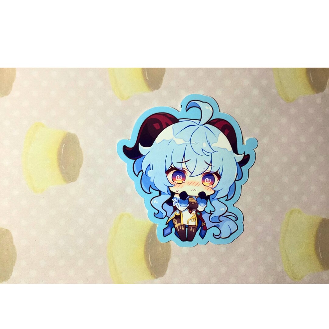 Genshin Ganyu Vinyl Stickers. - Etsy
