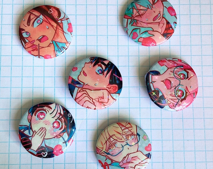 Alien Stage Heart Badges - Etsy