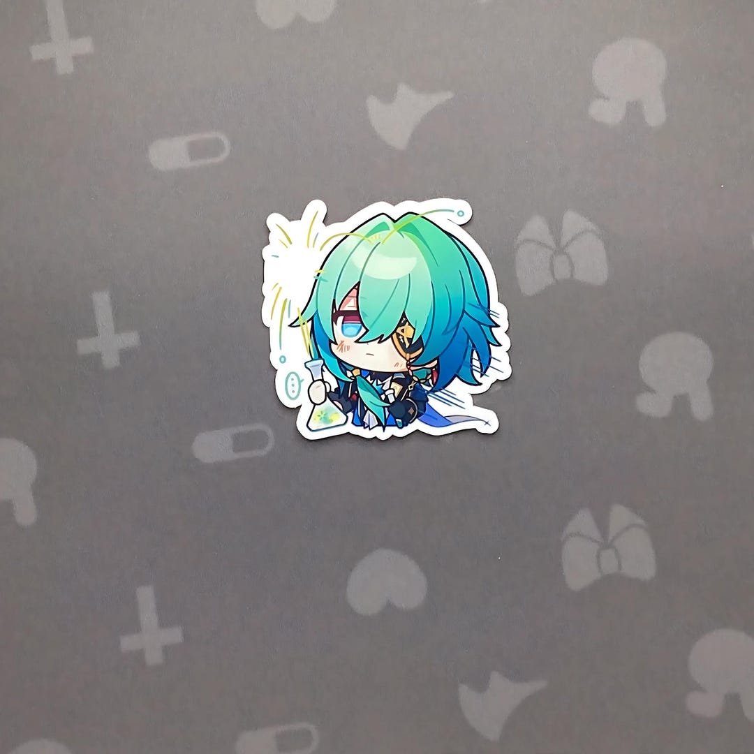 Honkai Star Rail Sticker, Glossy Anaxa Sticker, Anime Art Decal ...